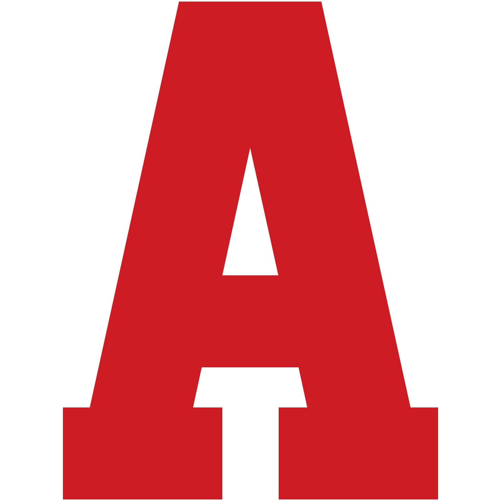 Varsity Letter A Decal Sticker Vinyl Window Laptop College | Etsy