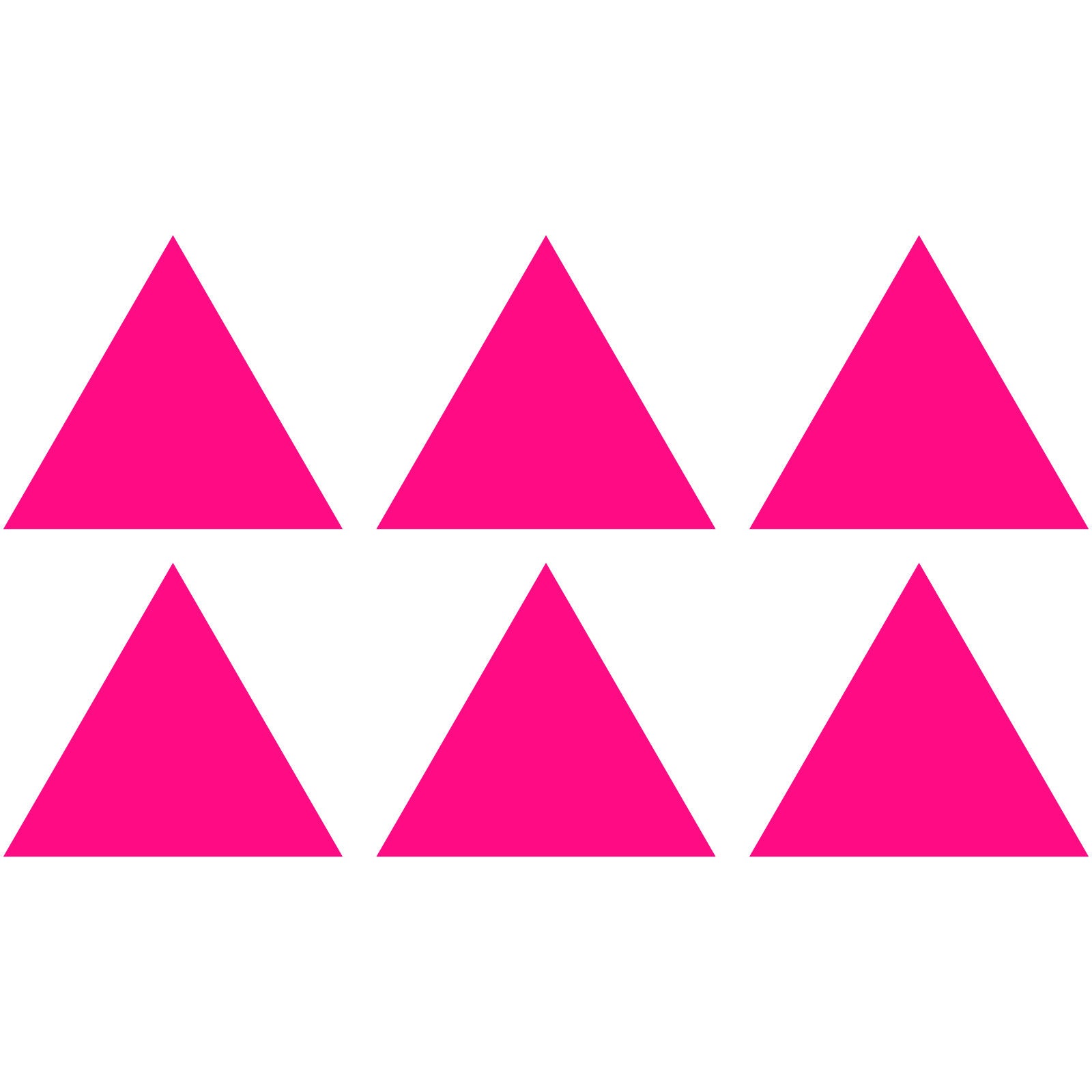 Triangle Triangles Pack Set Vinyl Decal Car Window Bumper Sticker ...