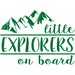 Little Explorers on Board Logo Vinyl Decal Car Window Bumper - Etsy