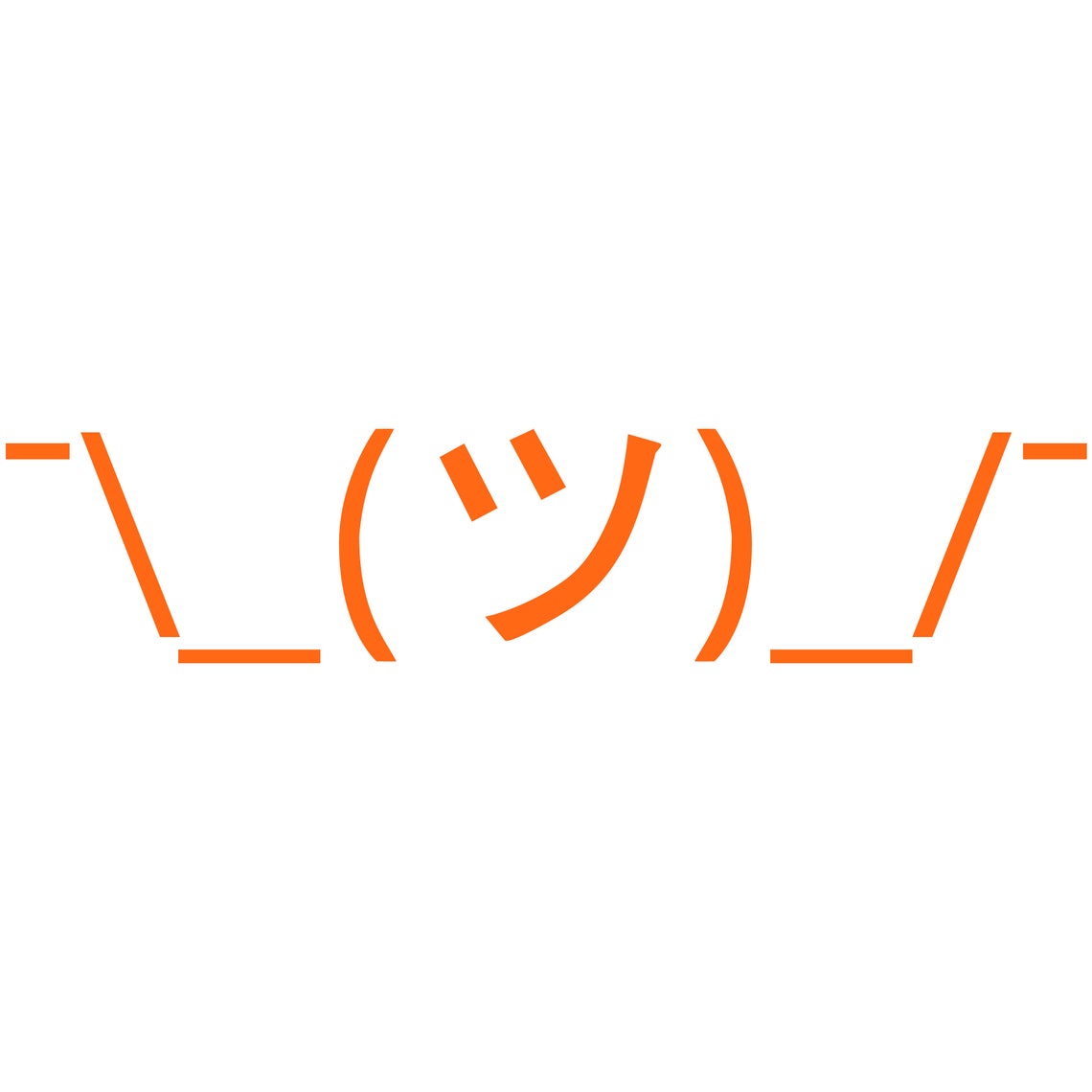 Emoticon Shrug Logo Vinyl Decal Car Window Bumper Sticker Select Color ...