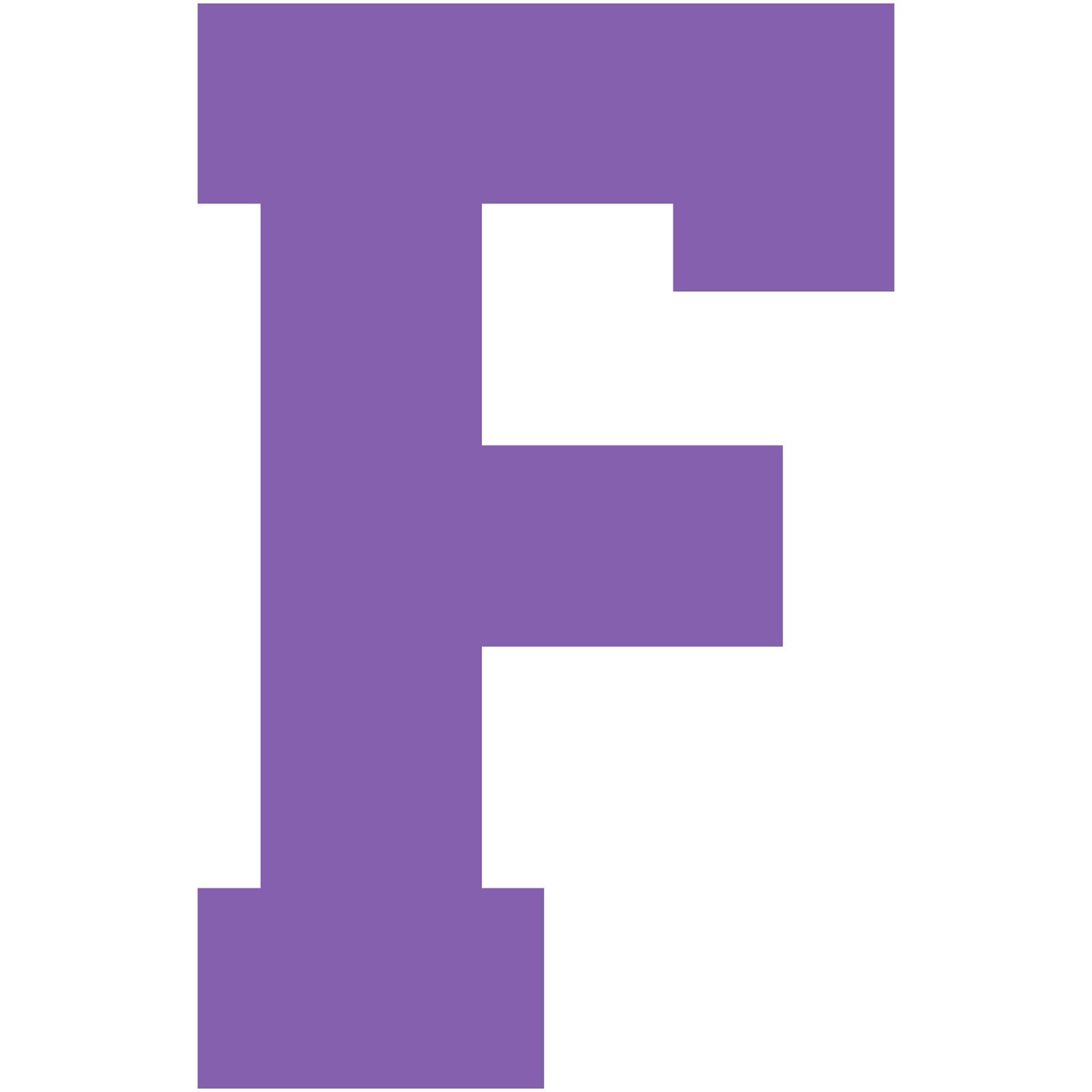 Varsity Letter F Decal Sticker Vinyl Window Laptop College - Etsy