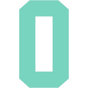 Varsity Number 0 Decal Sticker Vinyl Window Laptop College Athletic ...