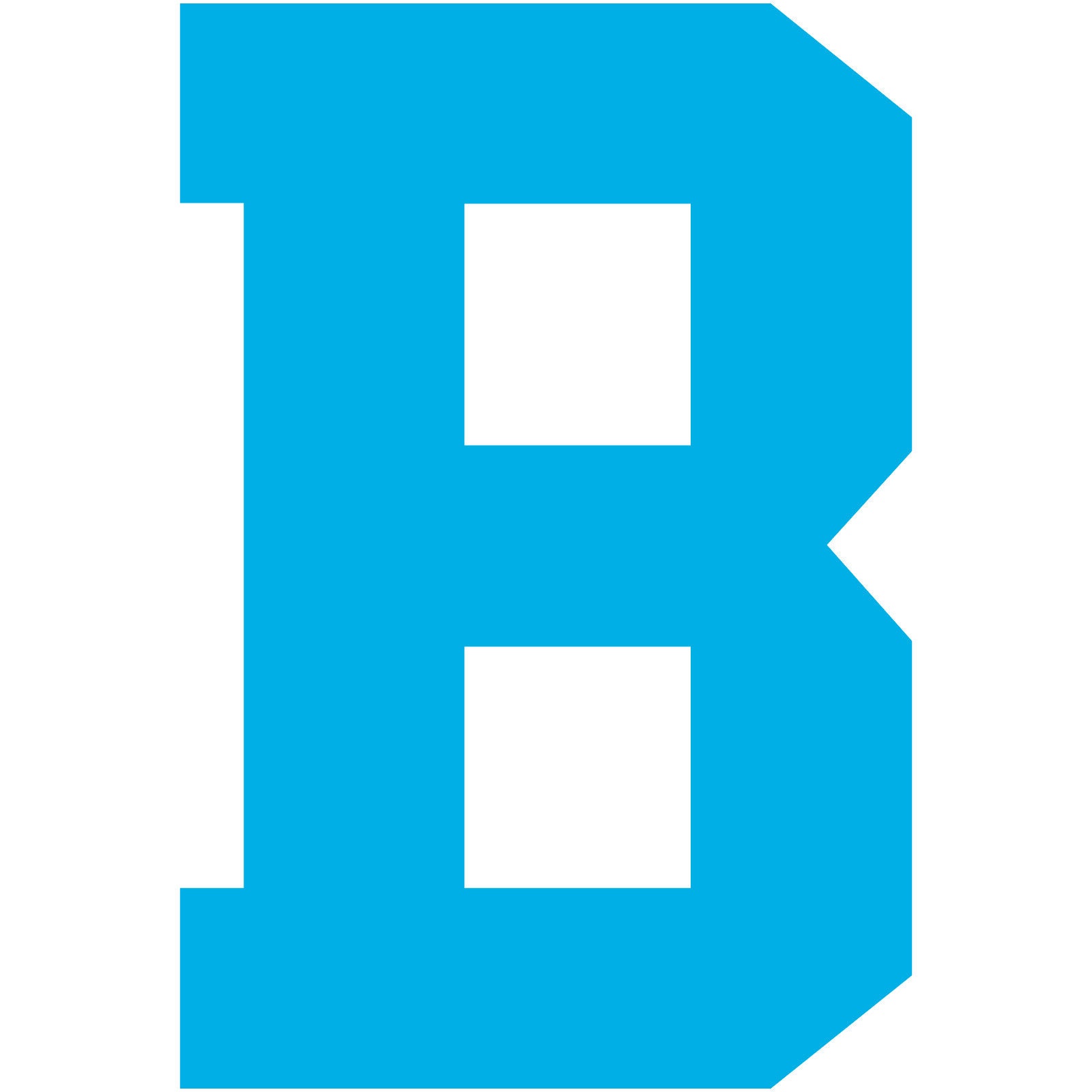 Varsity Letter B Decal Sticker Vinyl Window Laptop College Athletic ...