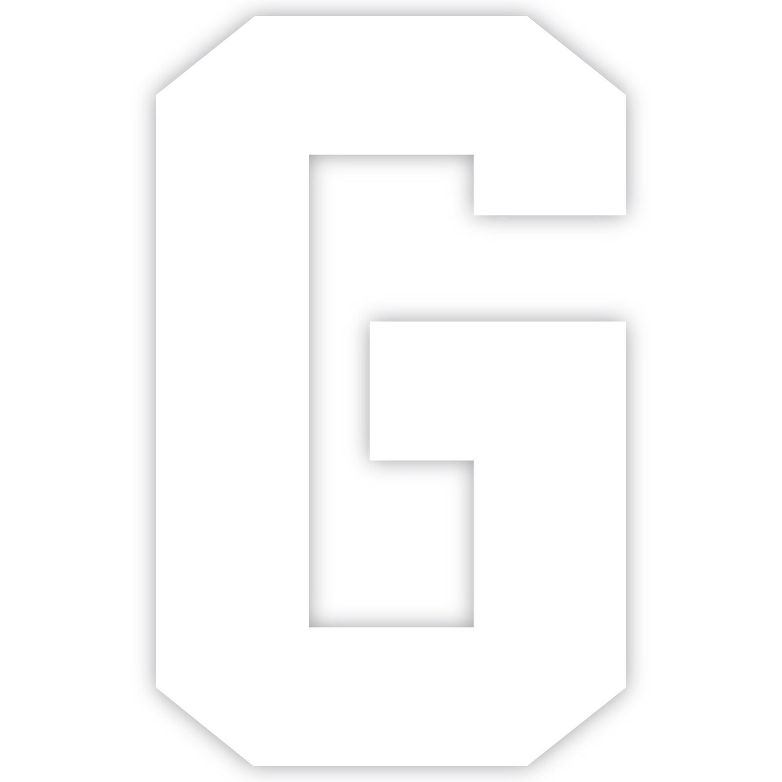 Varsity Letter G Decal Sticker Vinyl Window Laptop College | Etsy