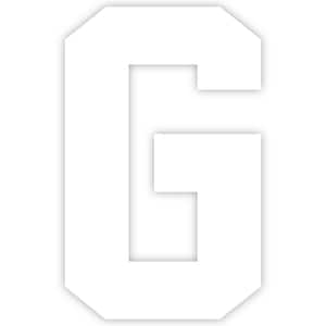 Varsity Letter G Decal Sticker Vinyl Window Laptop College Athletic ...
