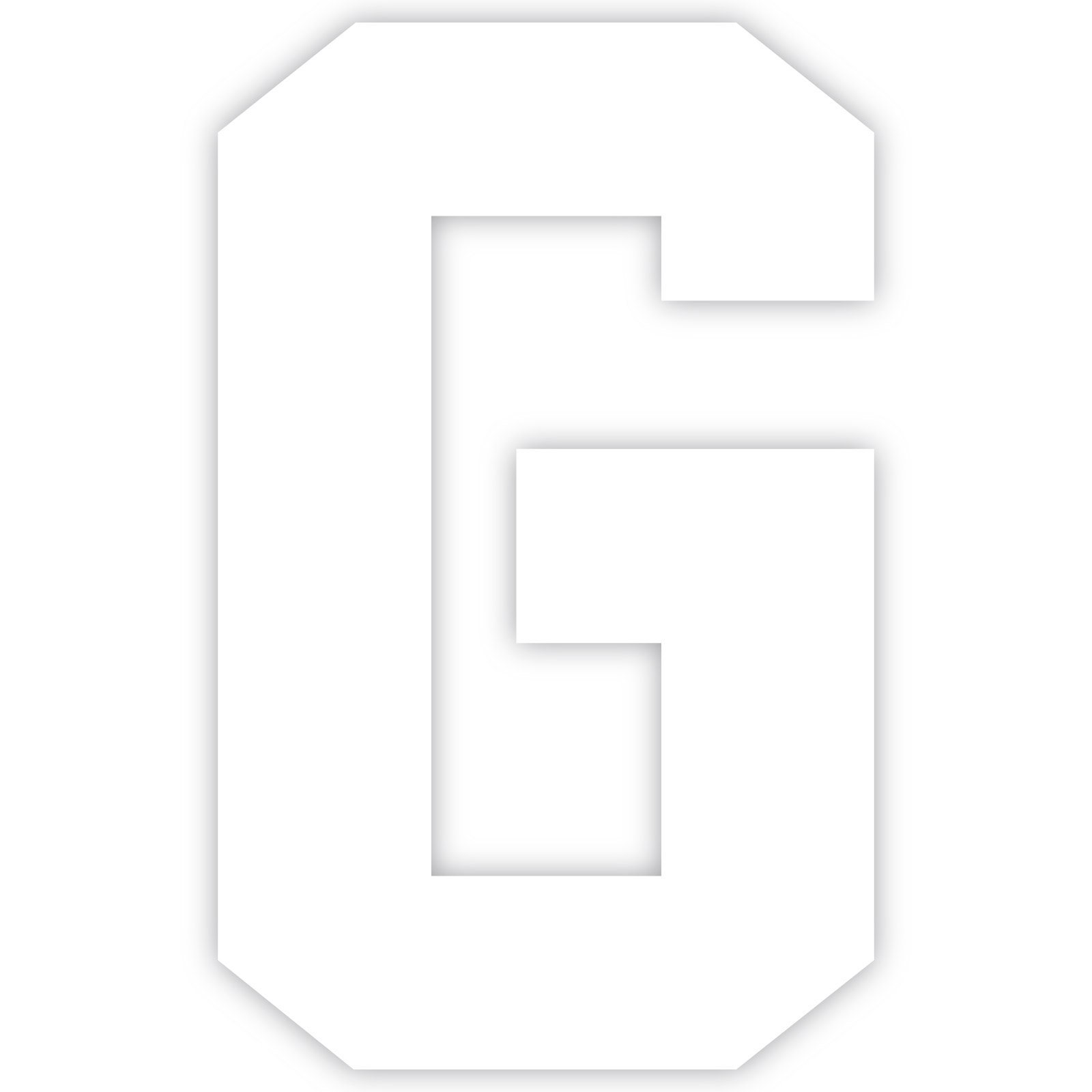 Varsity Letter G Decal Sticker Vinyl Window Laptop College | Etsy