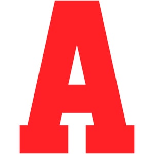 Varsity Letter A Decal Sticker Vinyl Window Laptop College Athletic ...