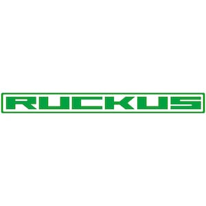Ruckus Logo Vinyl Decal Car Window Bumper Sticker (2x) Select Color ...