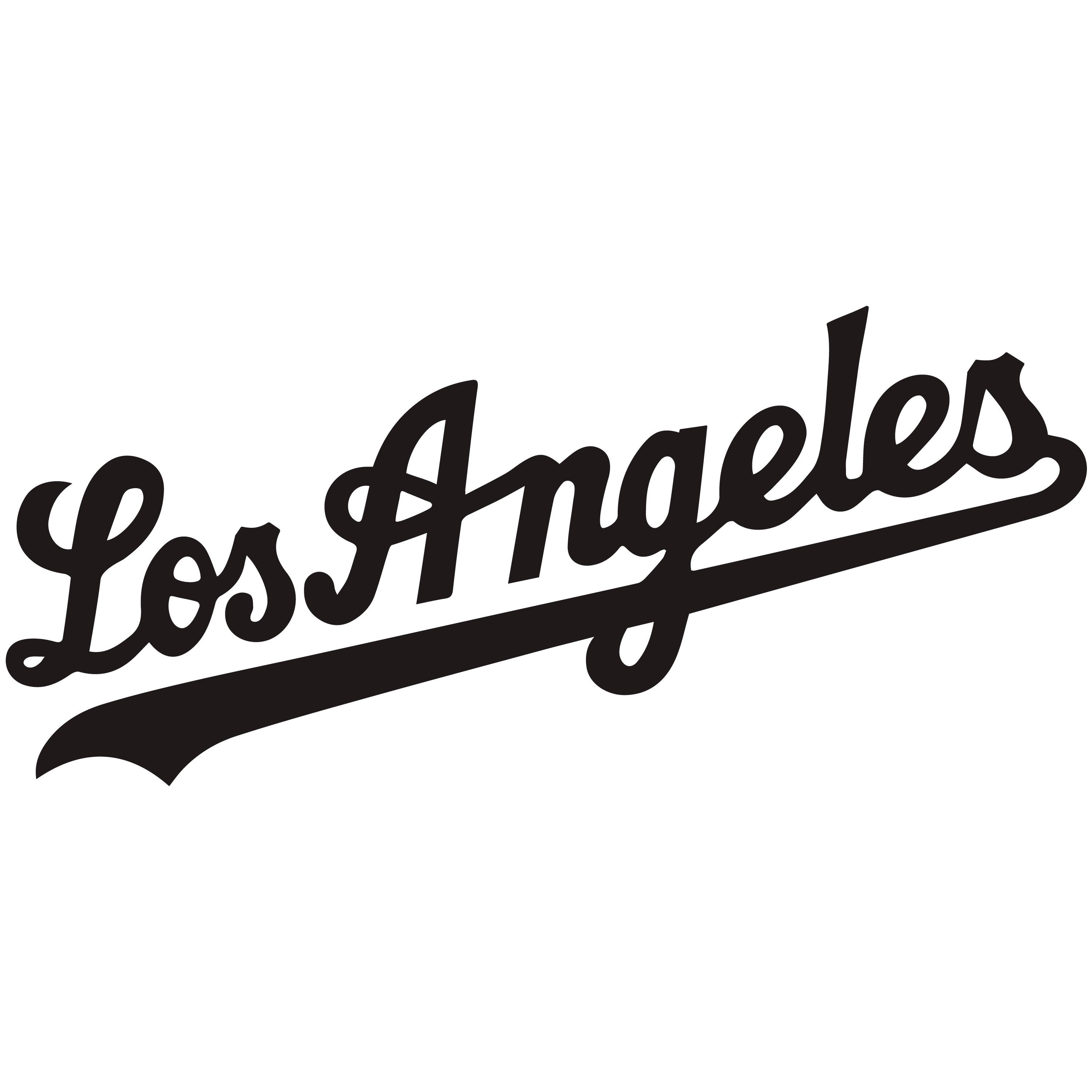 Los Angeles Vinyl Decal Car Window Bumper Sticker California West Coast ...