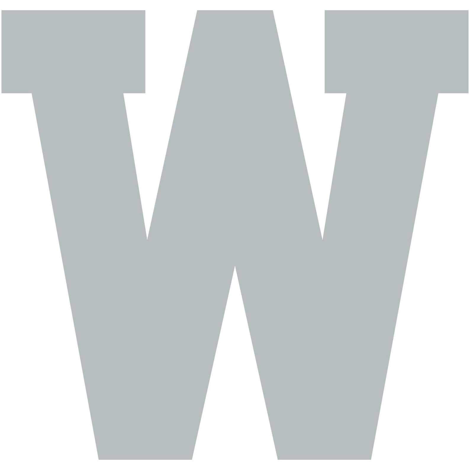 Varsity Letter W Decal Sticker Vinyl Window Laptop College Athletic ...