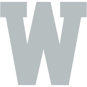 Varsity Letter W Decal Sticker Vinyl Window Laptop College Athletic ...