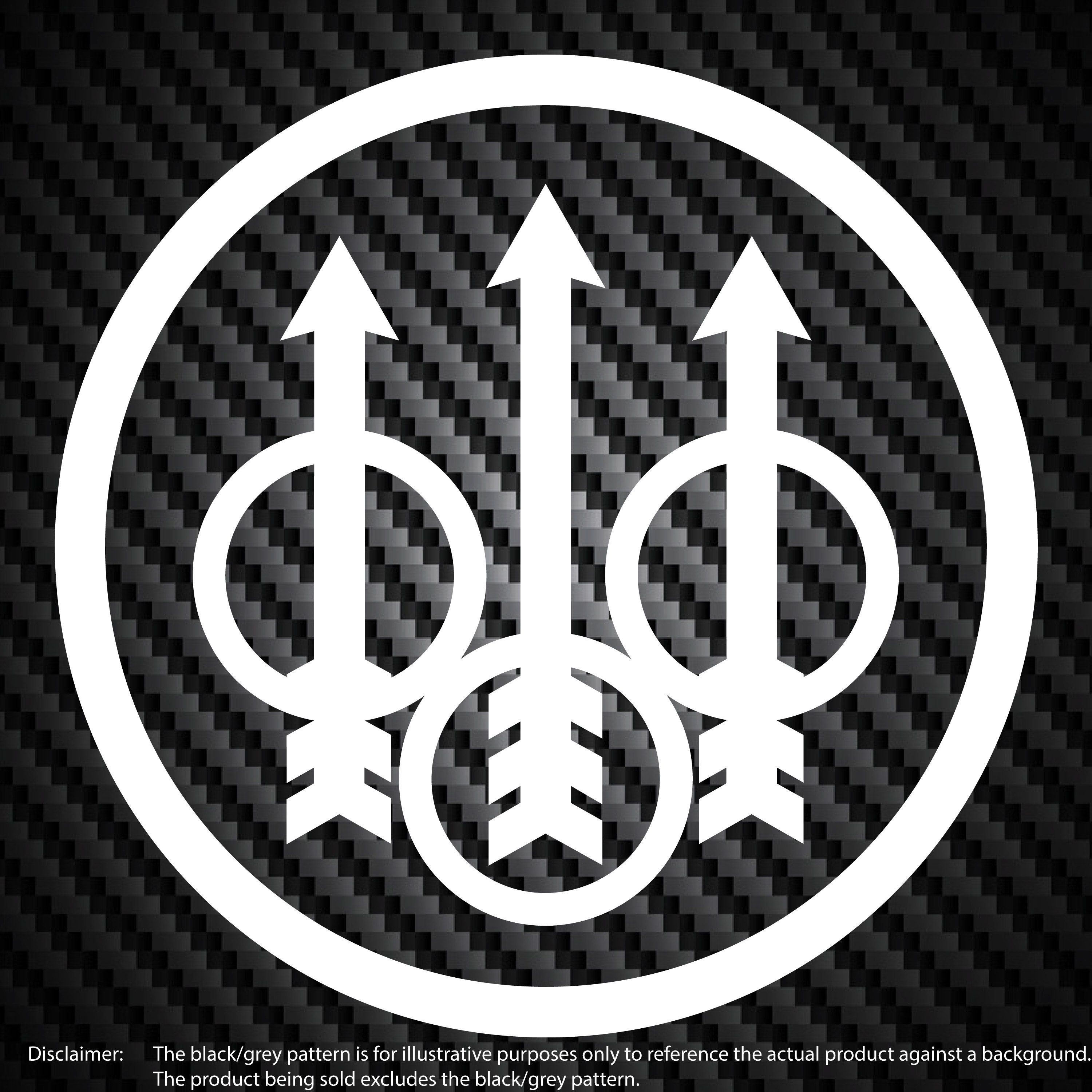 Beretta Circle Logo Vinyl Decal Car Window Bumper Sticker Gun Case ...