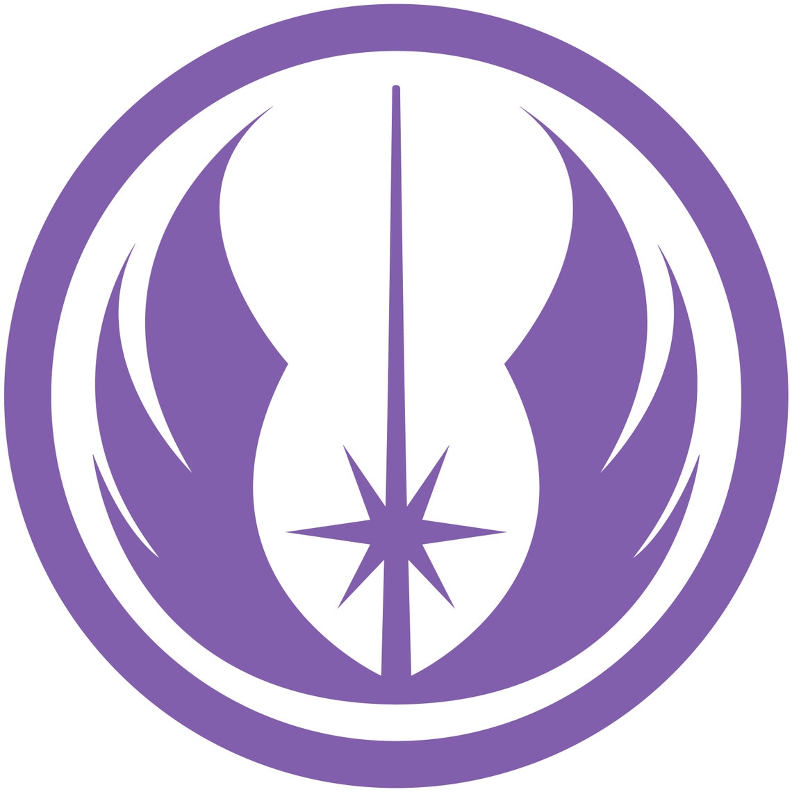 Star Wars Jedi Logo Vinyl Decal Car Window Bumper Sticker | Etsy