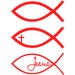 Jesus Fish 3 Pack Vinyl Decal Car Truck Window Bumper Sticker - Etsy