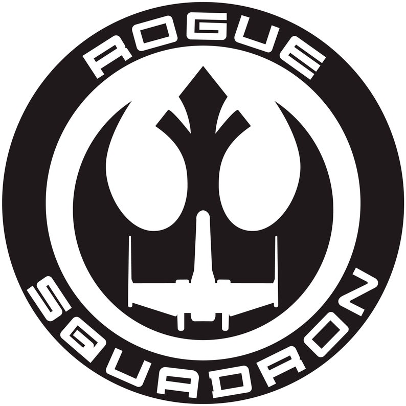 Star Wars Rogue Squadron Vinyl Decal Car Window Bumper Sticker | Etsy