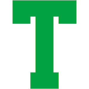 Varsity Letter T Decal Sticker Vinyl Window Laptop College Athletic ...