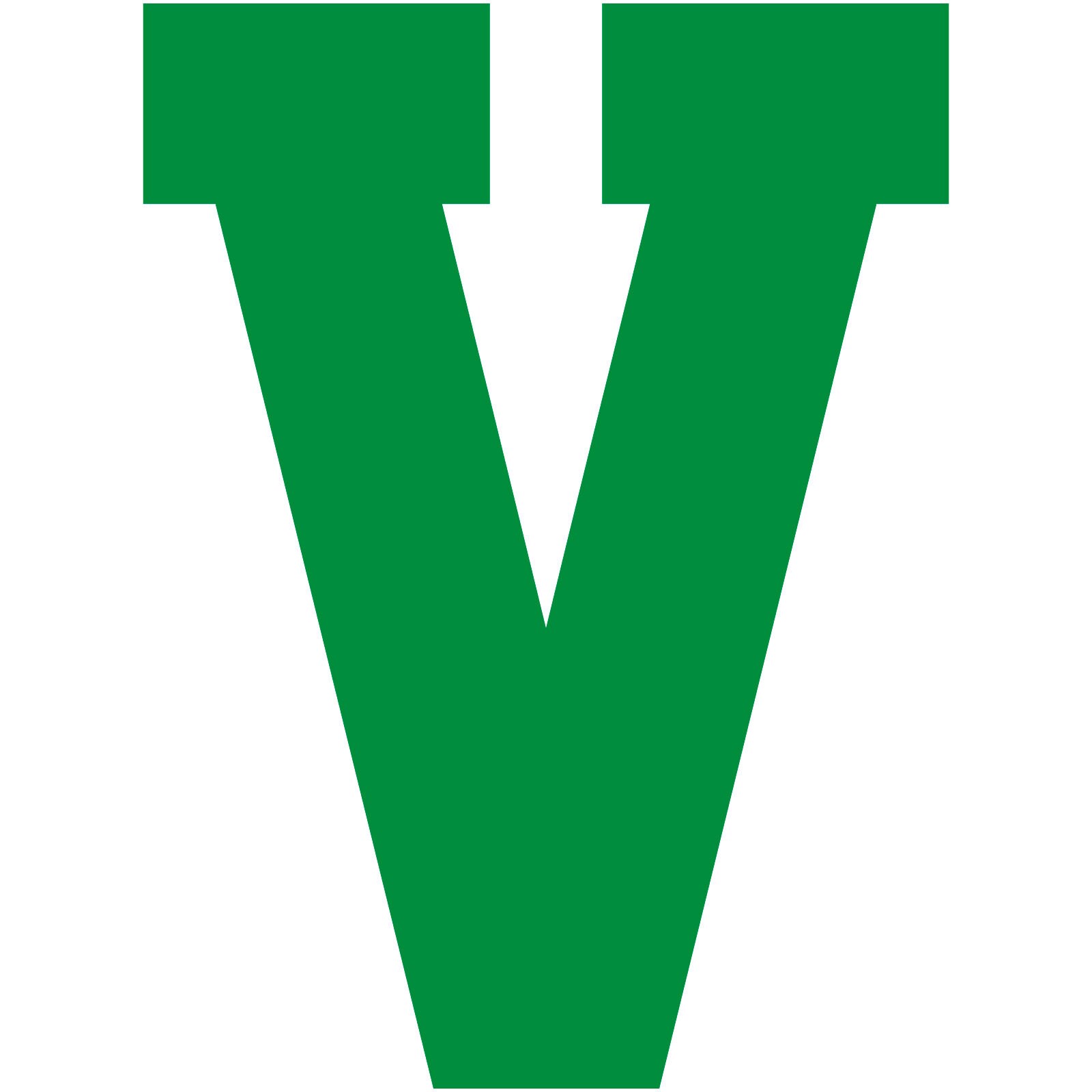 Varsity Letter V Decal Sticker Vinyl Window Laptop College - Etsy