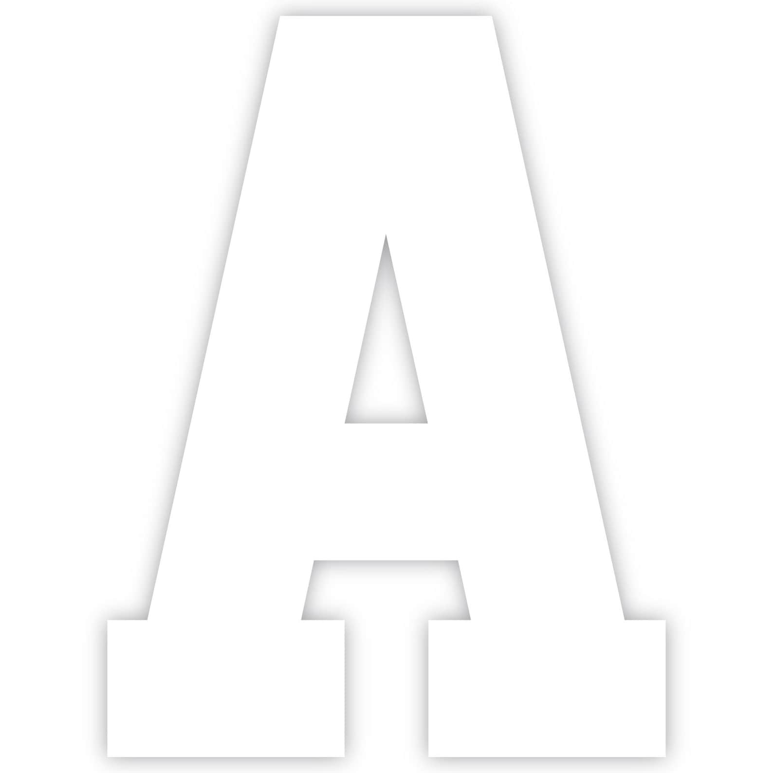 Varsity Letter A Decal Sticker Vinyl Window Laptop College | Etsy