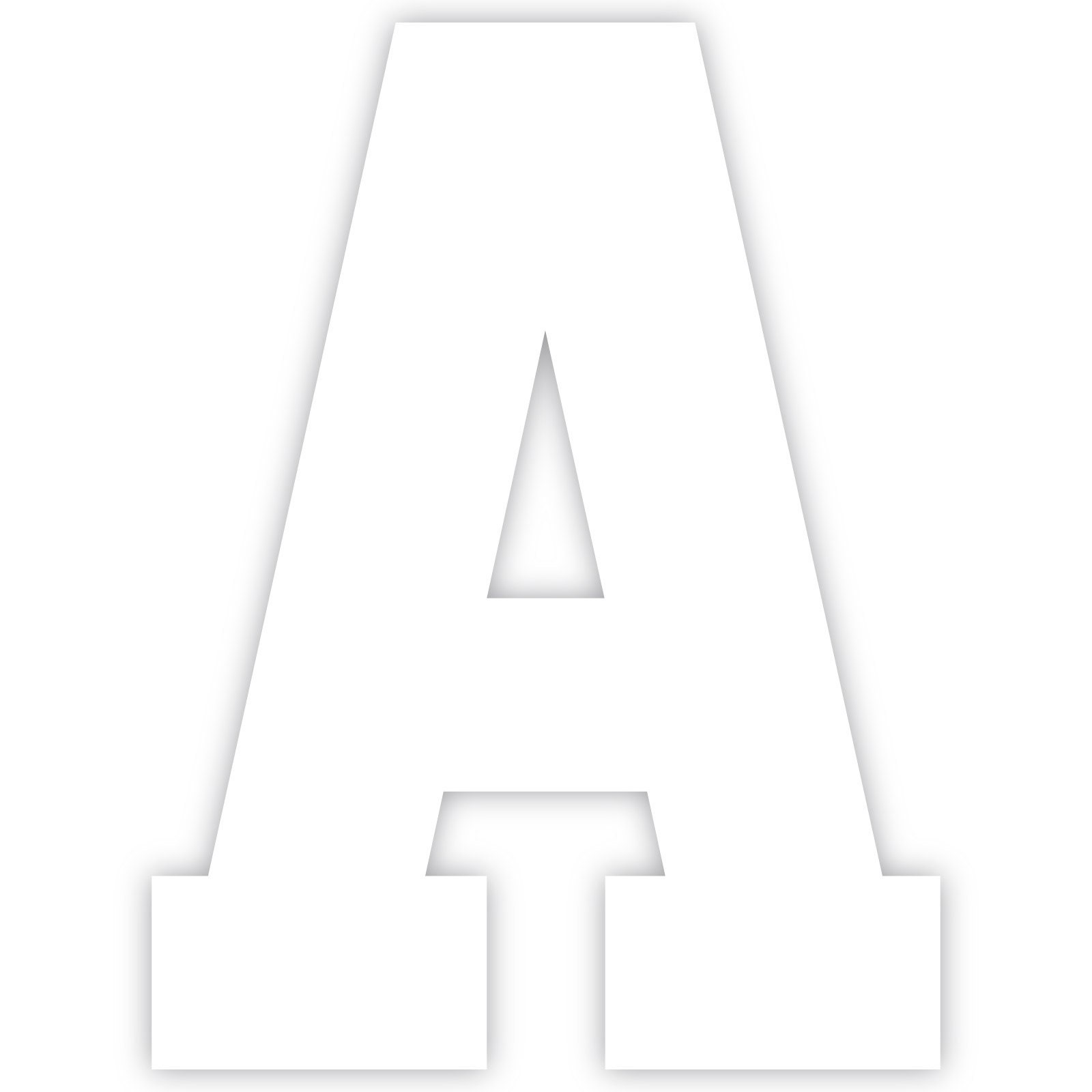 Varsity Letter A Decal Sticker Vinyl Window Laptop College | Etsy