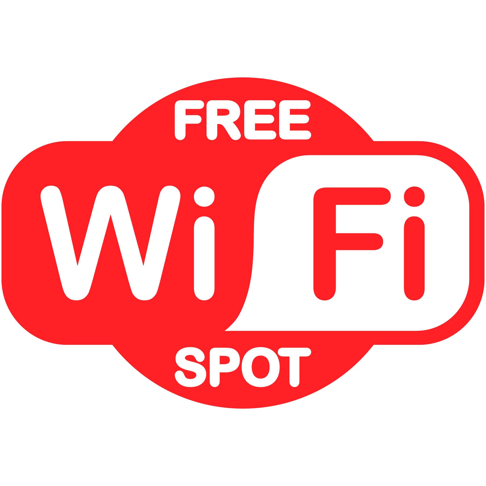 Free Wifi Spot Logo Vinyl Decal Car Window Bumper Sticker - Etsy