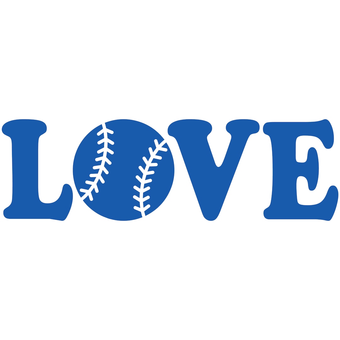 Love Baseball Vinyl Decal Car Window Bumper Sticker MLB Sports I Heart ...