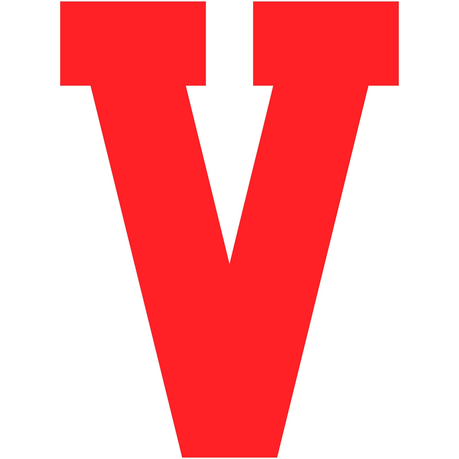 Varsity Letter V Decal Sticker Vinyl Window Laptop College - Etsy