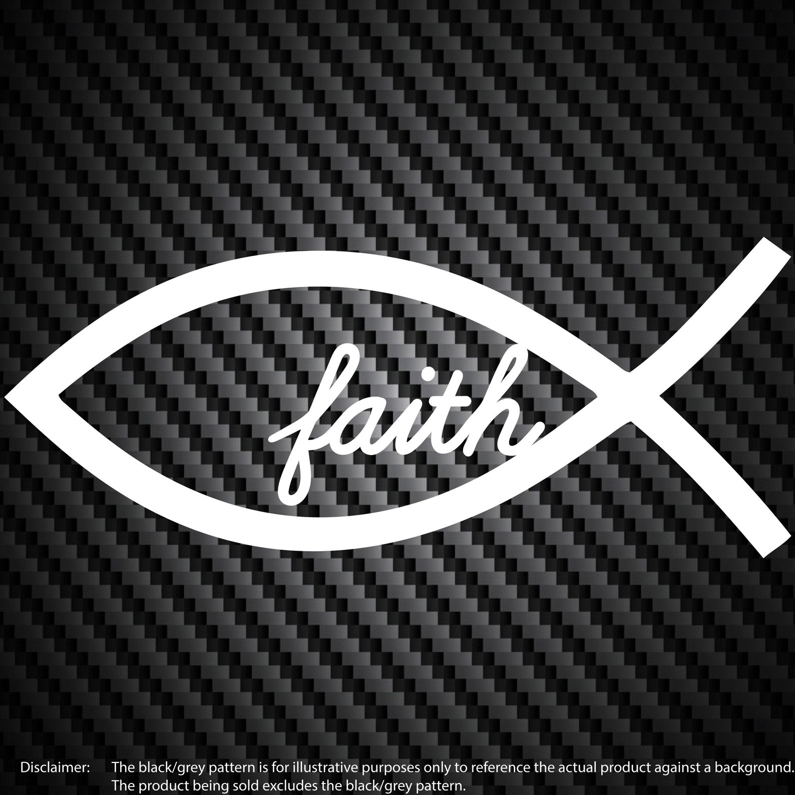 Jesus Fish Faith Vinyl Decal Car Truck Window Bumper Sticker - Etsy