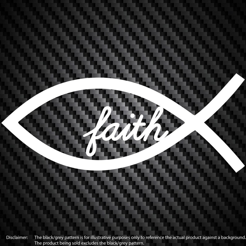 Jesus Fish Faith Vinyl Decal Car Truck Window Bumper Sticker - Etsy
