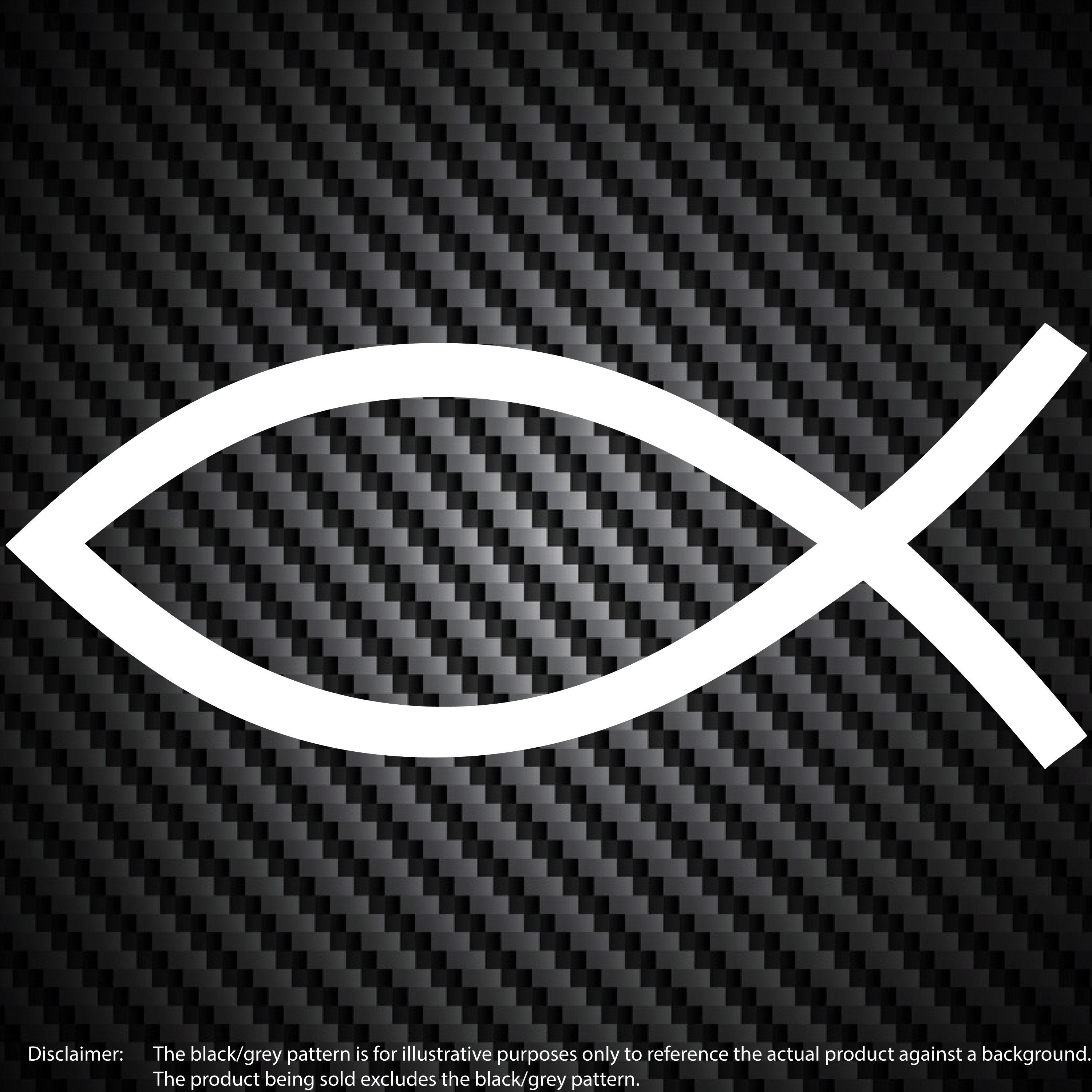 Jesus Fish Vinyl Decal Car Truck Window Bumper Sticker 2x - Etsy