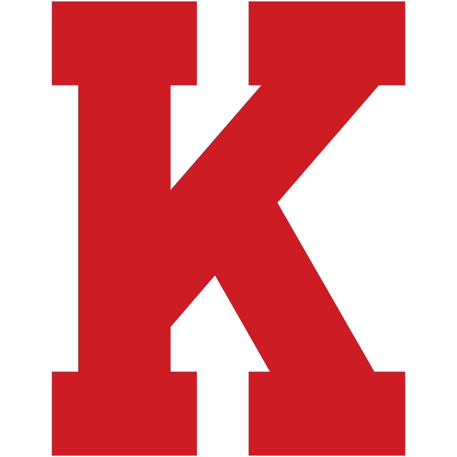 Varsity Letter K Decal Sticker Vinyl Window Laptop College | Etsy