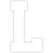 Varsity Letter L Decal Sticker Vinyl Window Laptop College - Etsy