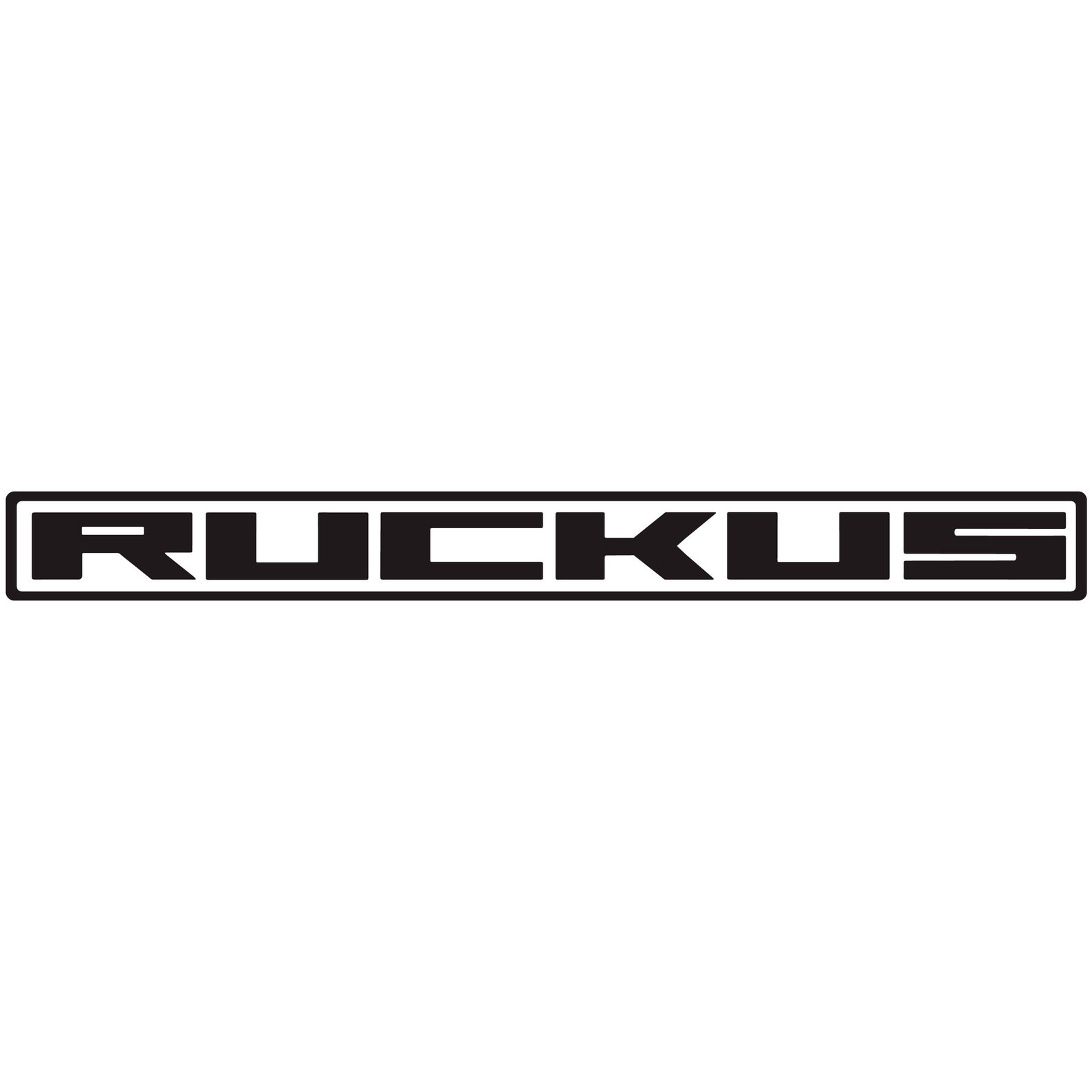 Ruckus Logo Vinyl Decal Car Window Bumper Sticker (2x) Select Color ...
