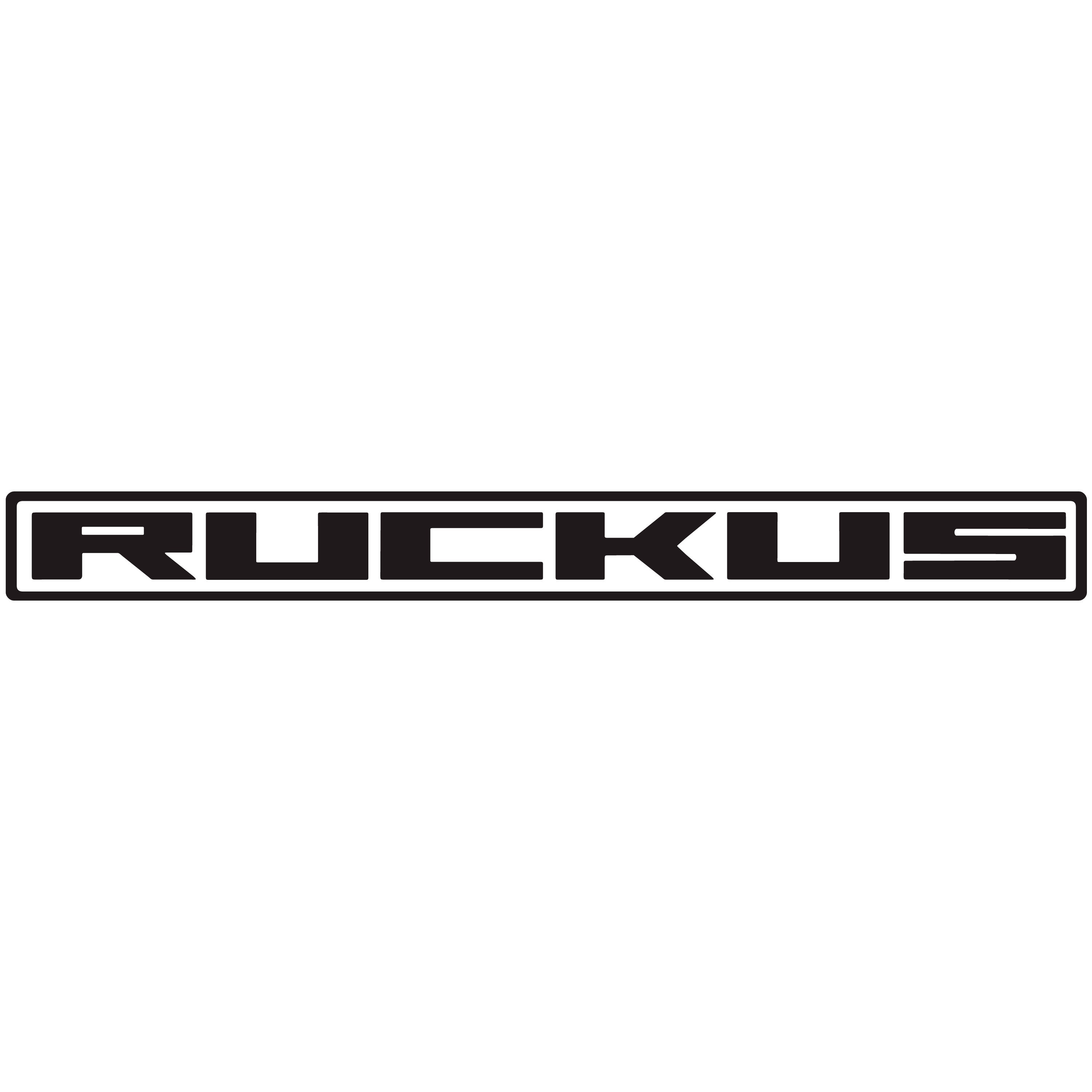 Ruckus Logo Vinyl Decal Car Window Bumper Sticker 2x Select | Etsy