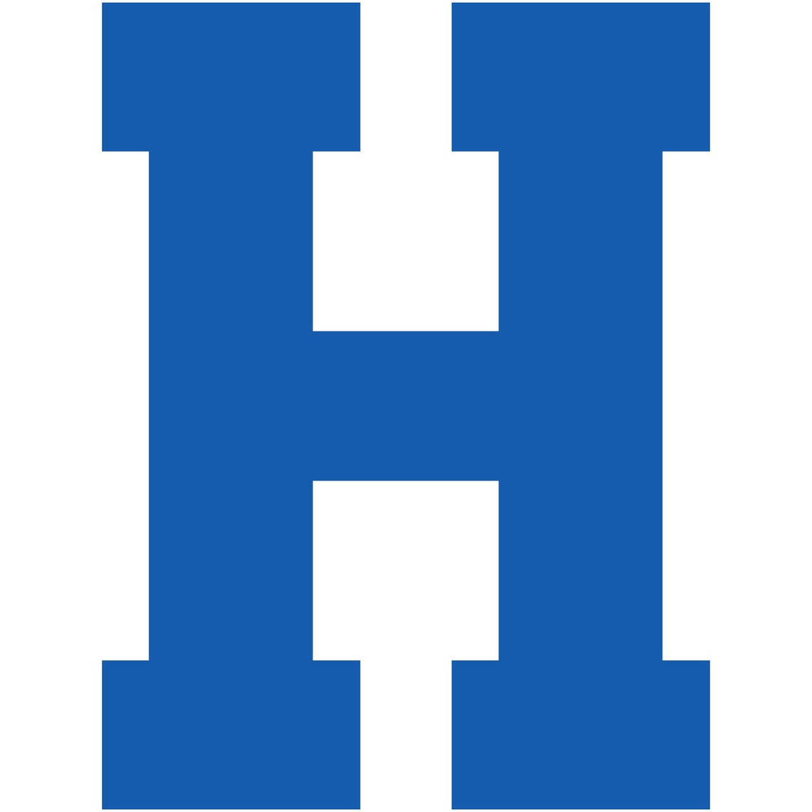 Varsity Letter H Decal Sticker Vinyl Window Laptop College Athletic ...