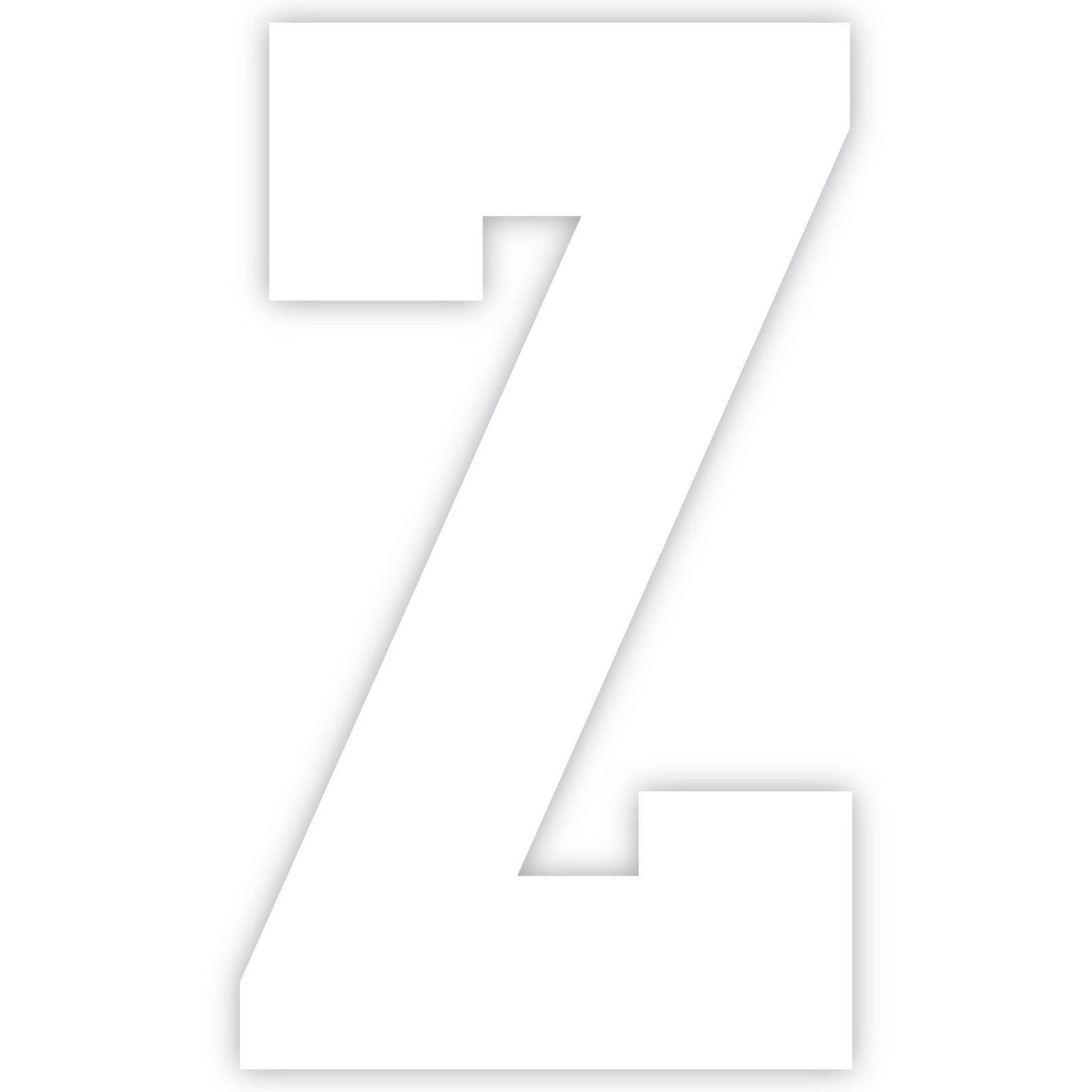 Varsity Letter Z Decal Sticker Vinyl Window Laptop College - Etsy