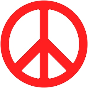 Peace Sign Vinyl Decal Car Window Bumper Sticker - Etsy