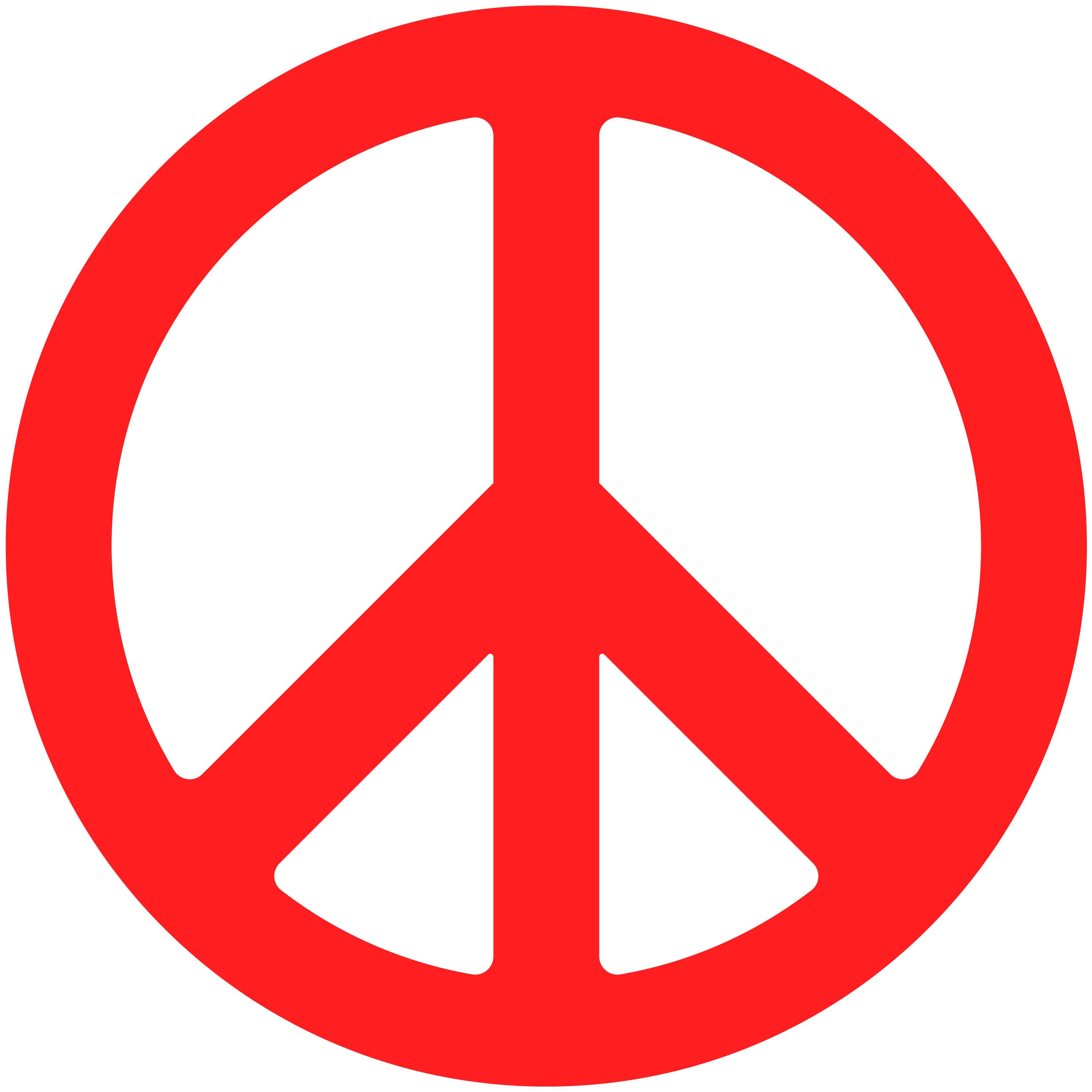 Peace Sign Vinyl Decal Car Window Bumper Sticker | Etsy