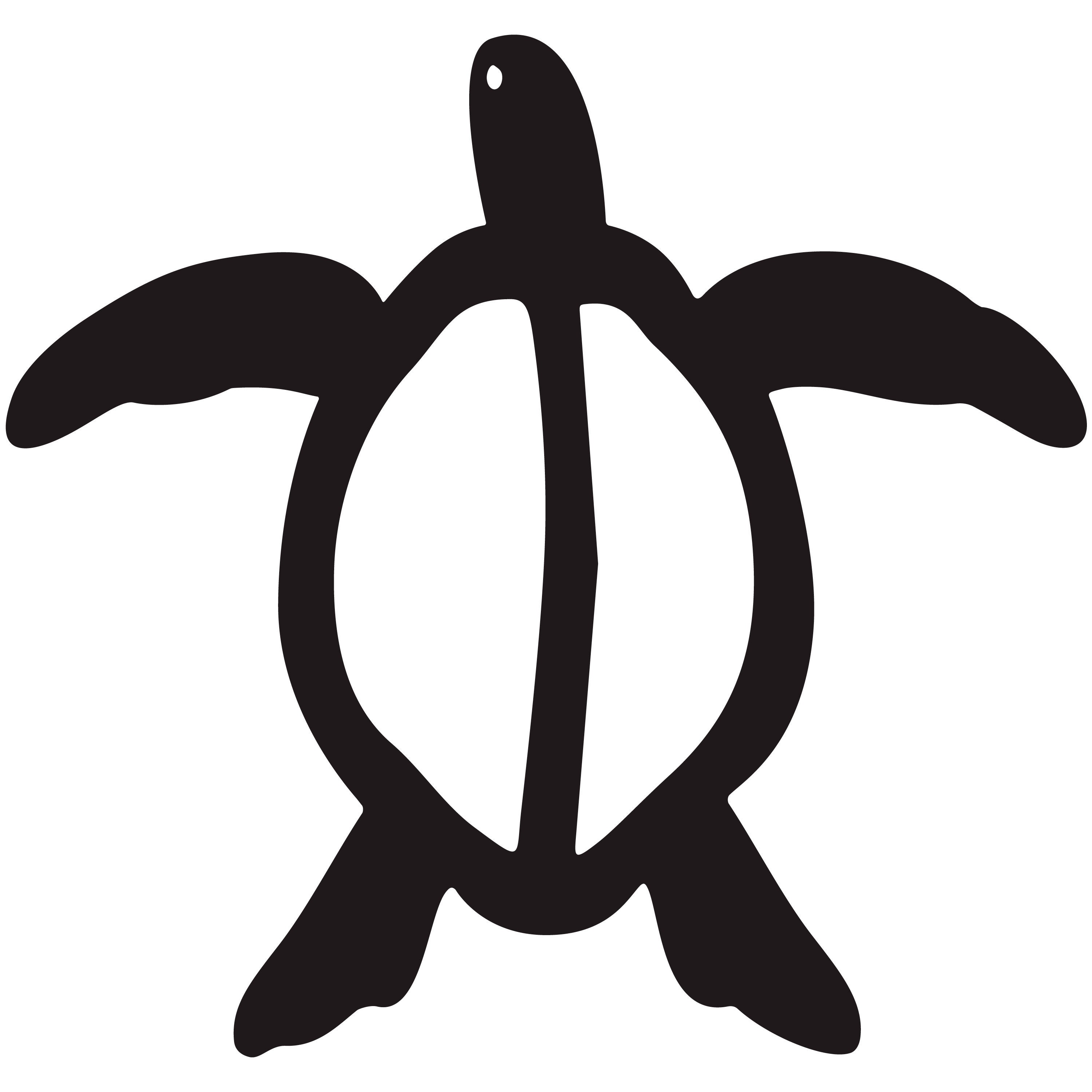 Hawaiian Sea Turtle Vinyl Decal Sticker Car Window Bumper - Etsy