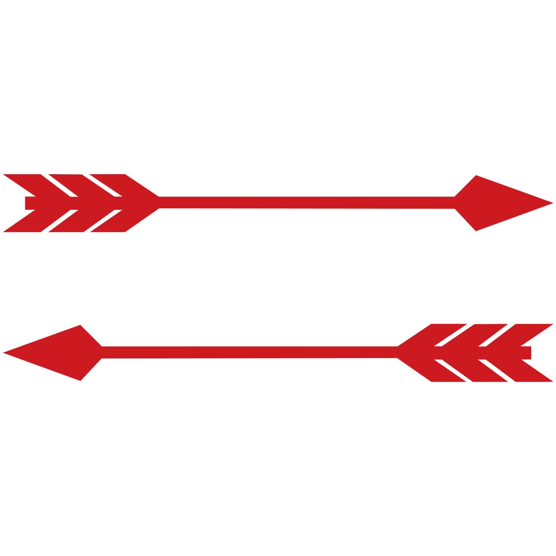 Feathered Arrows Vinyl Decal Car Window Bumper Sticker Nursery - Etsy