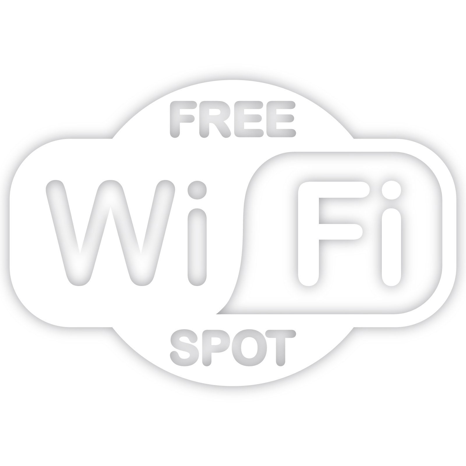 Free Wifi Spot Logo Vinyl Decal Car Window Bumper Sticker - Etsy