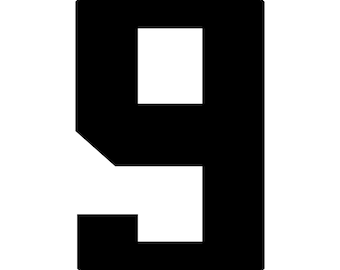 Varsity Number 7 Decal Sticker Vinyl Window Laptop College Athletic ...