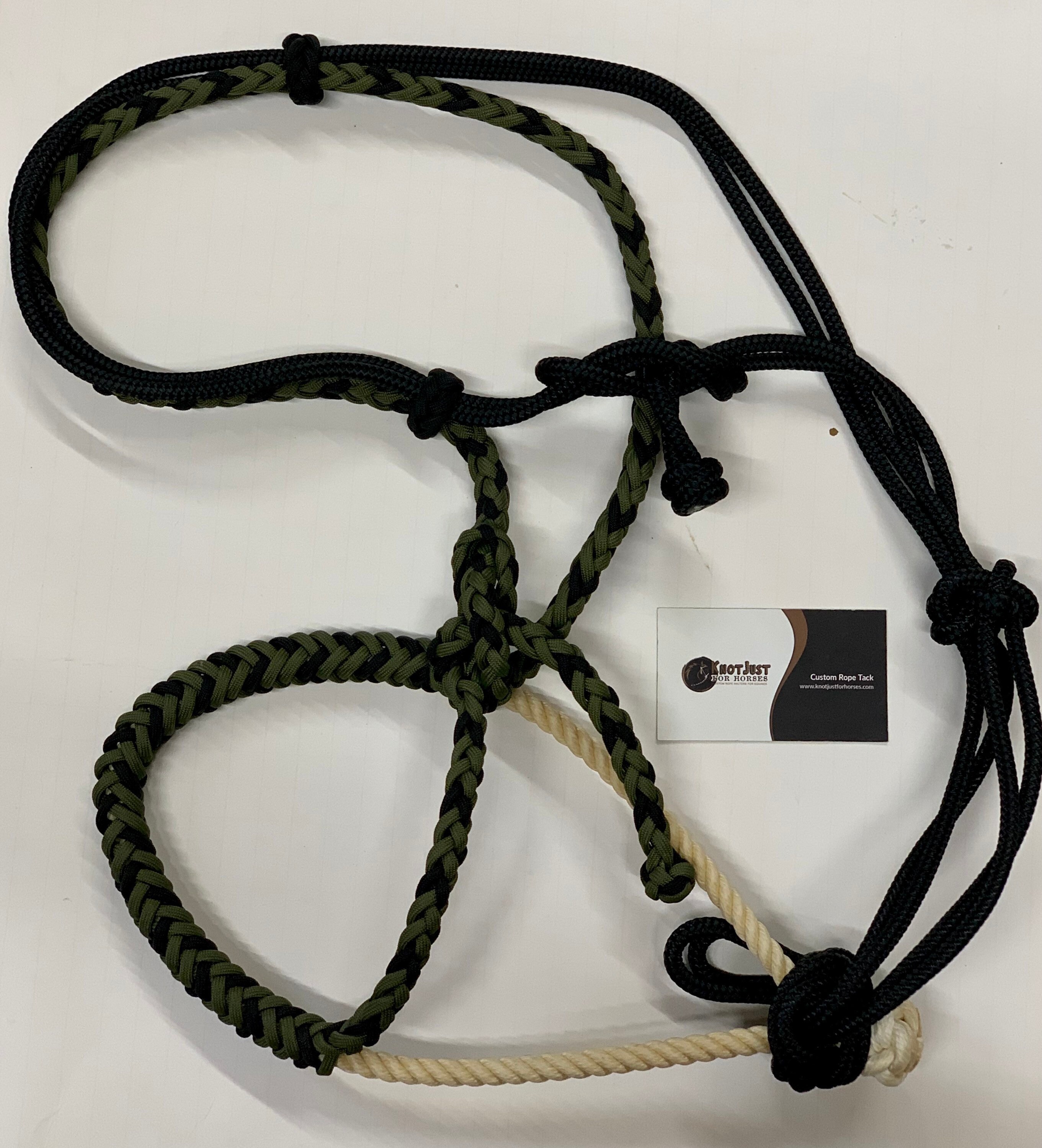 Lariat Bosal with Fiador Rope Hackamore Loping Hackamore | Etsy