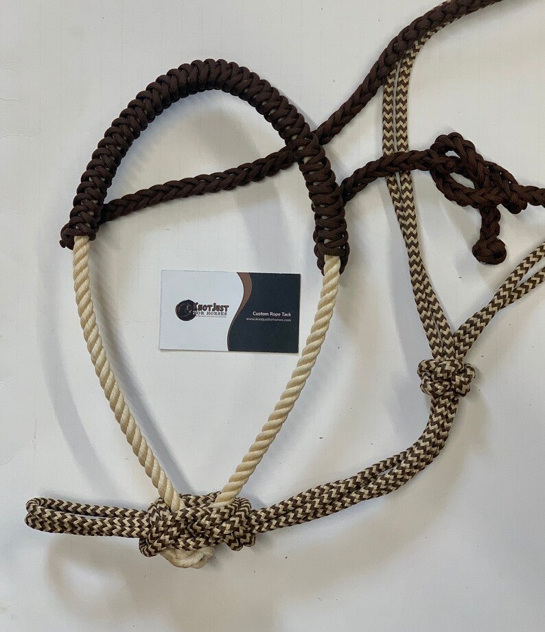 Lariat Bosal With Fiador Rope Hackamore Loping Hackamore - Etsy