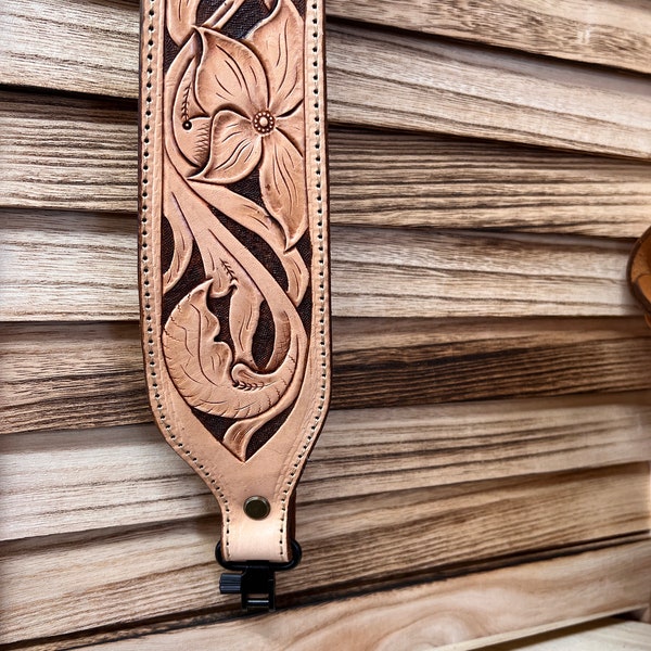Leather Rifle Sling - Etsy