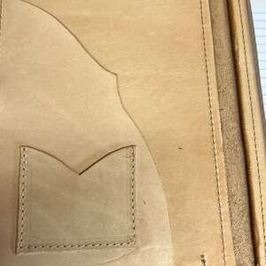 Hand Carved Leather Notebook Padfolio / Custom Leather Notebook - Etsy