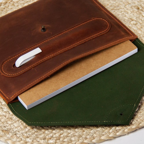 Handmade Leather Folder Leather Document Holder Folder Case - Etsy