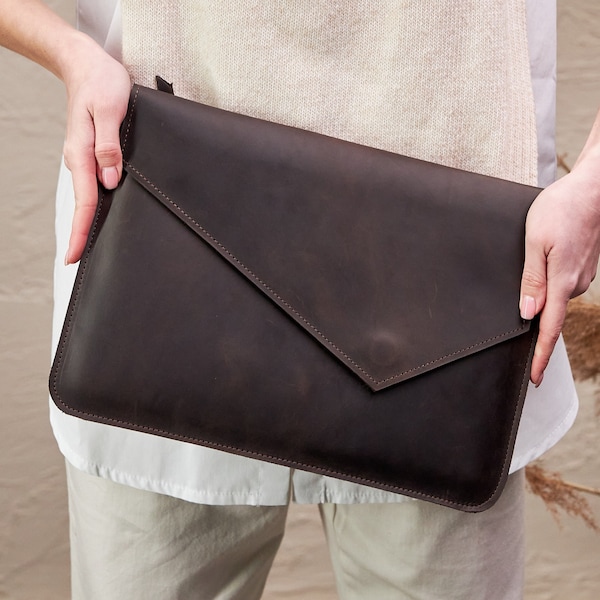 Leather Laptop Sleeve - Etsy
