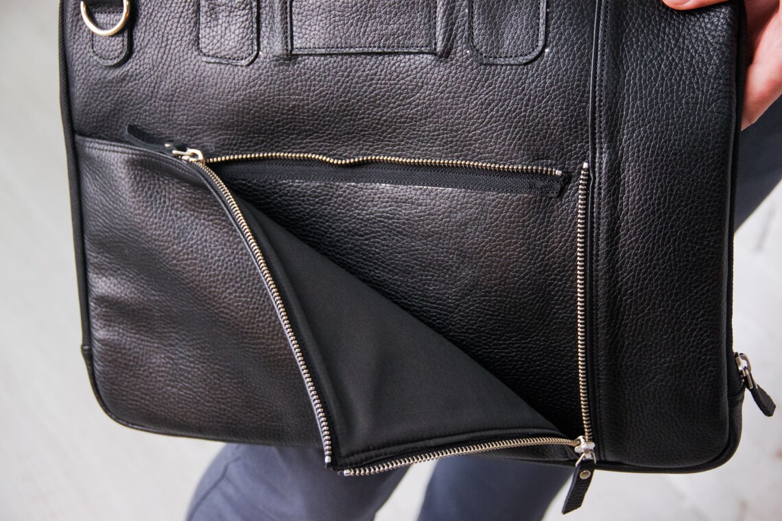 Leather Sheet Music Bag,document Carry Case,leather Document Bag ...