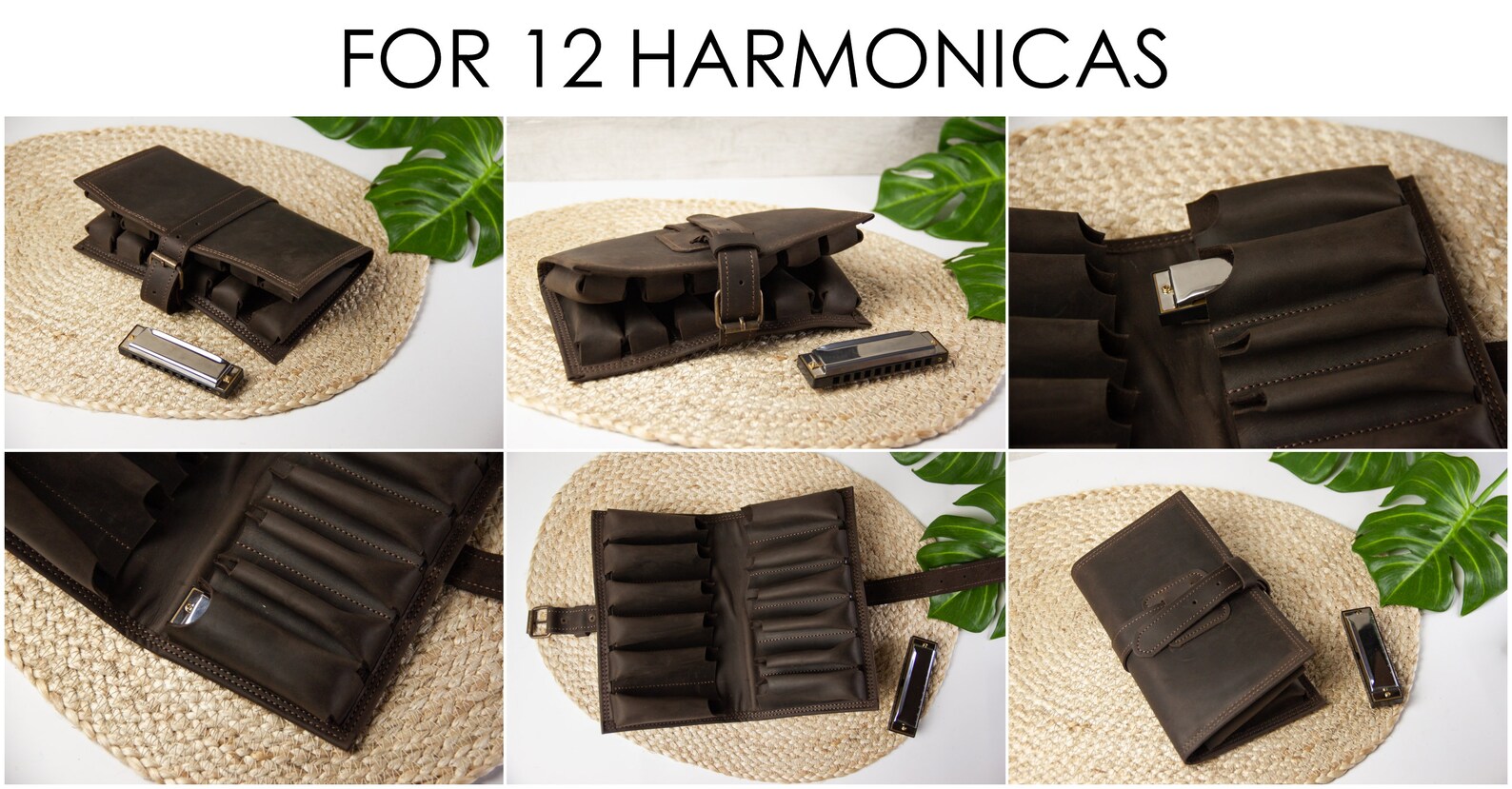 Leather Harmonica Pouch,leather Harmonica Case,leather Harp Case ...