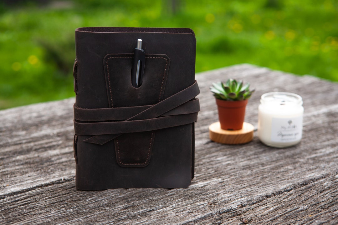 Handmade Leather Journal, Engraved Leather Journal, Leather Journal ...